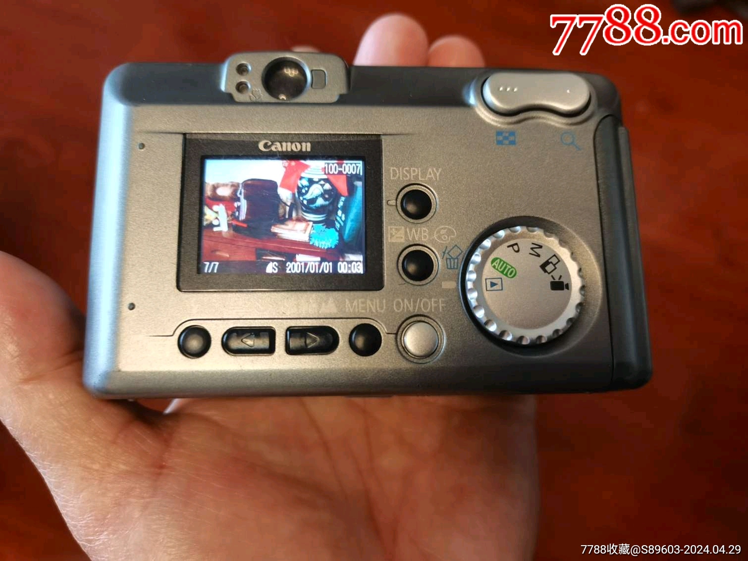 佳能A40数码相机：功能正常__【7788收藏__收藏热线】
