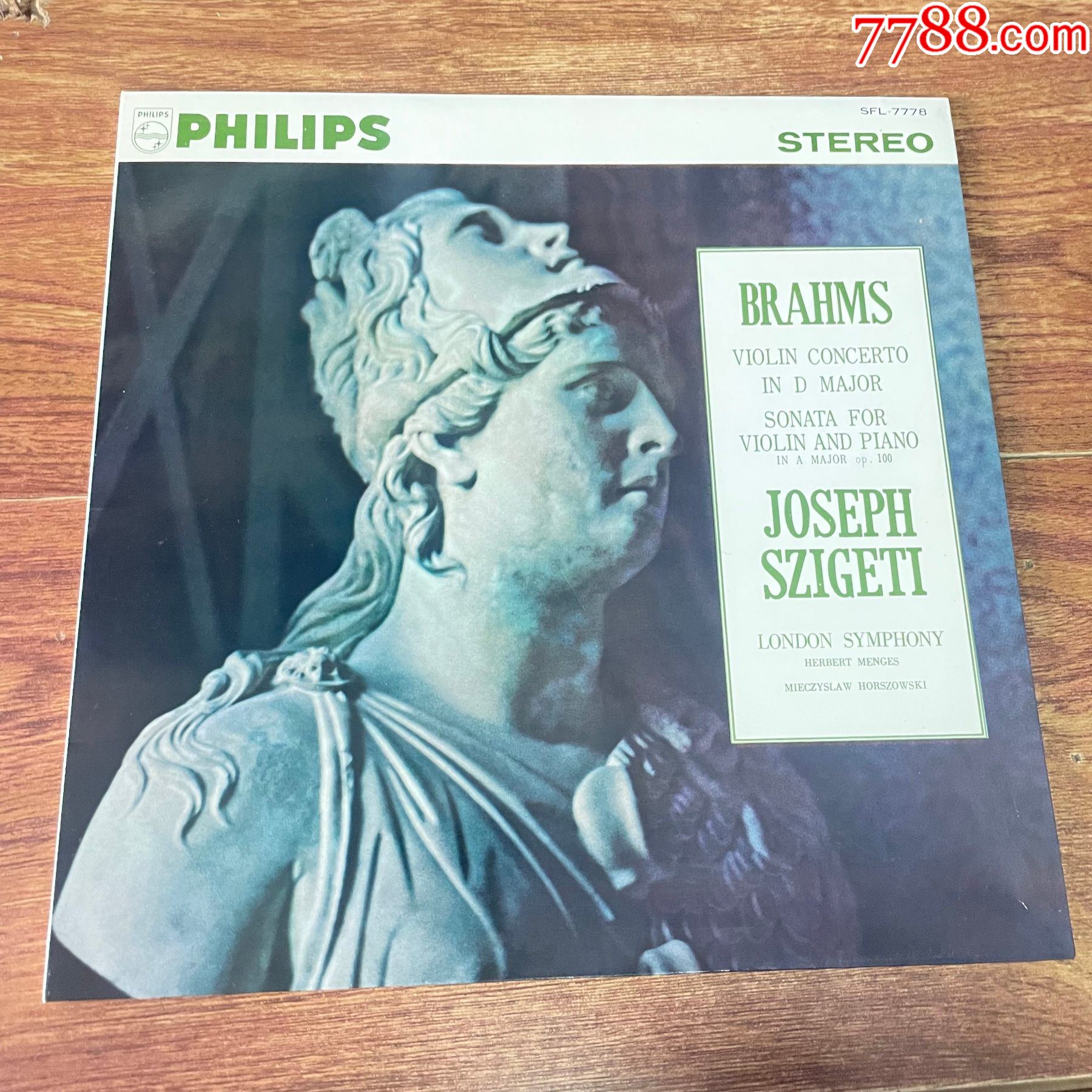 勃拉姆斯-小提琴协奏曲-josephszigett-牛头标-12寸LP-A69__【7788收藏__收藏热线】