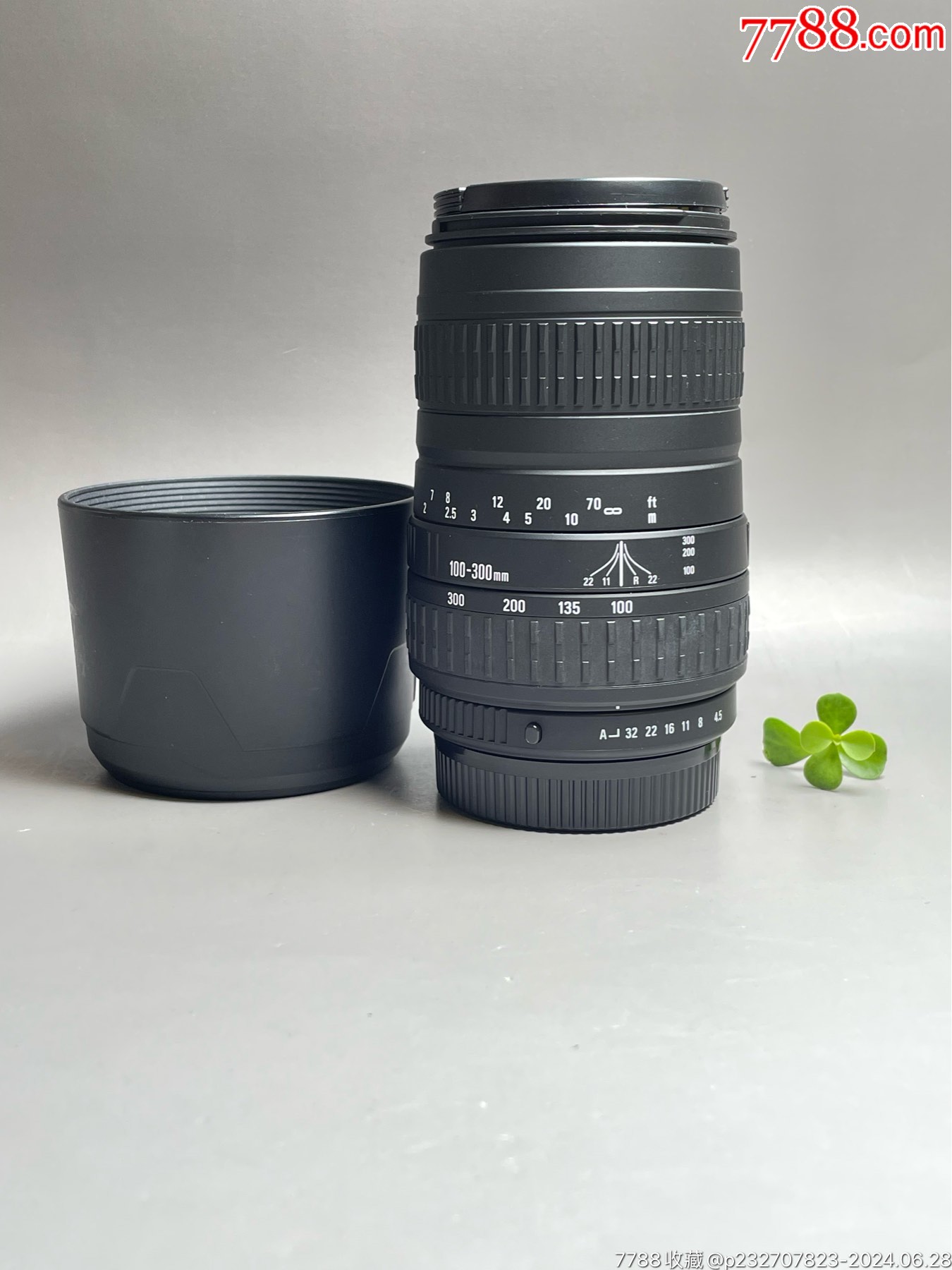 Sigma适马100-300mm，f4.5-6.7DL长焦镜头，宾得口。前镜片__【7788收藏__收藏热线】