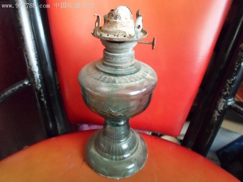 老玻璃油灯1234678901_马灯/煤油灯_乡下古玩【7788收藏__收藏热线】