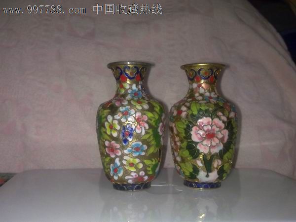 景泰蓝小花瓶__【7788收藏__收藏热线】