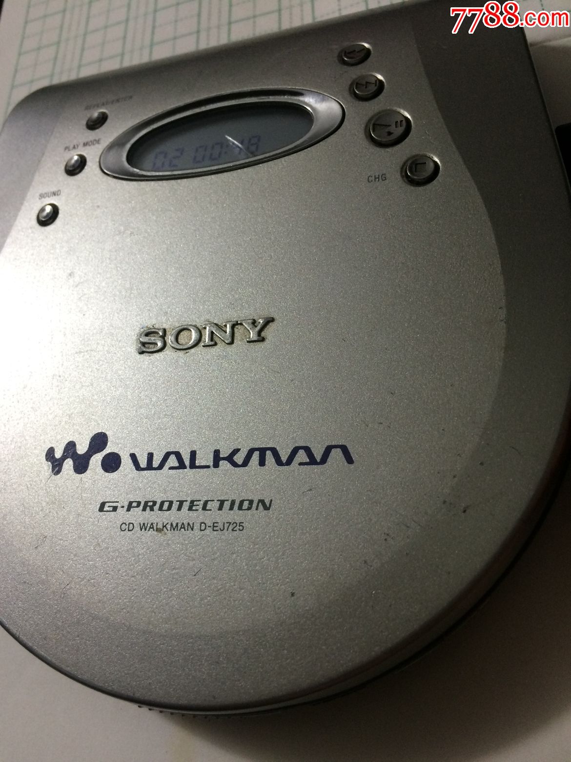 一台经典索尼SONYD-EJ725CD机随身听_随身听/mp3_怀旧的鑫情【7788收藏__收藏热线】