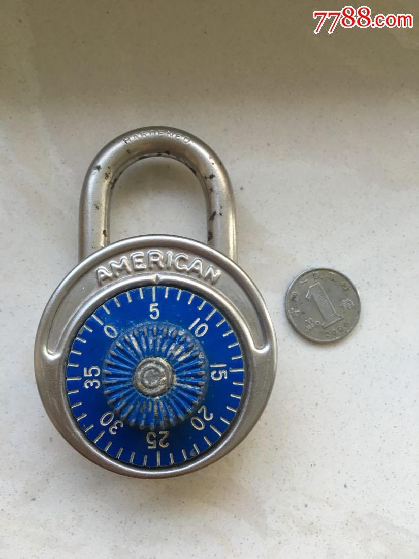 美国老密码锁hardened没有密码_铁锁/铁钥匙_怀旧吧【7788收藏__收藏热线】