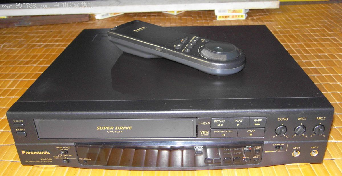 9成新松下NV-SD50录像机带遥控器_录像机/影碟机_杂项收藏屋【7788收藏__收藏热线】
