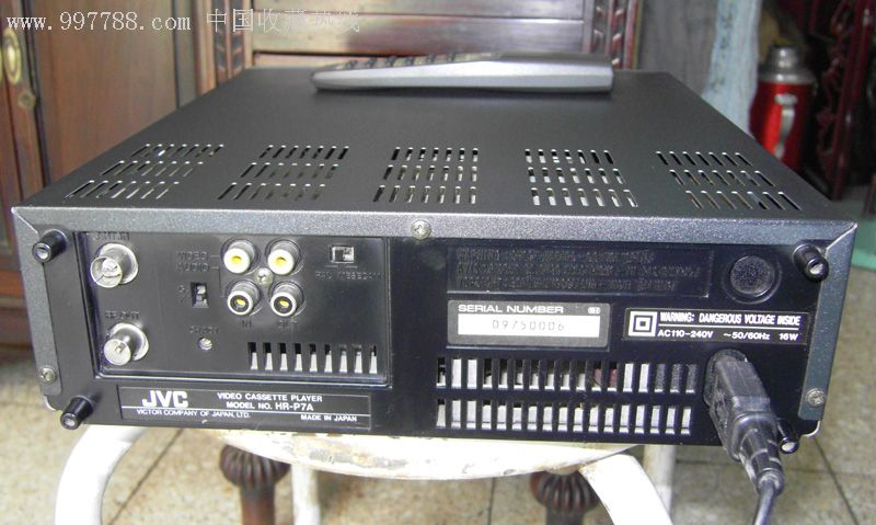 9成新日本原装JVC录像机带遥控器-录像机/影碟机-7788收藏__收藏热线